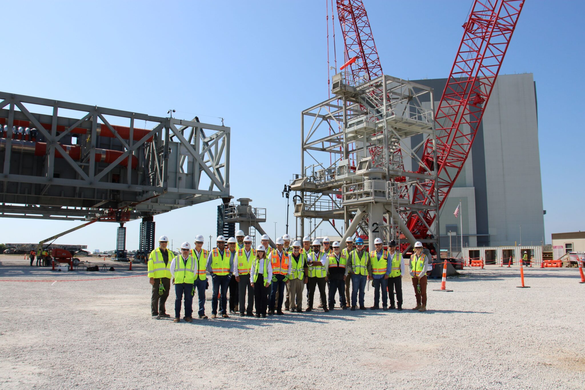 Bechtel Completes Jack and Set of Mobile Launcher 2 Base at Kennedy ...
