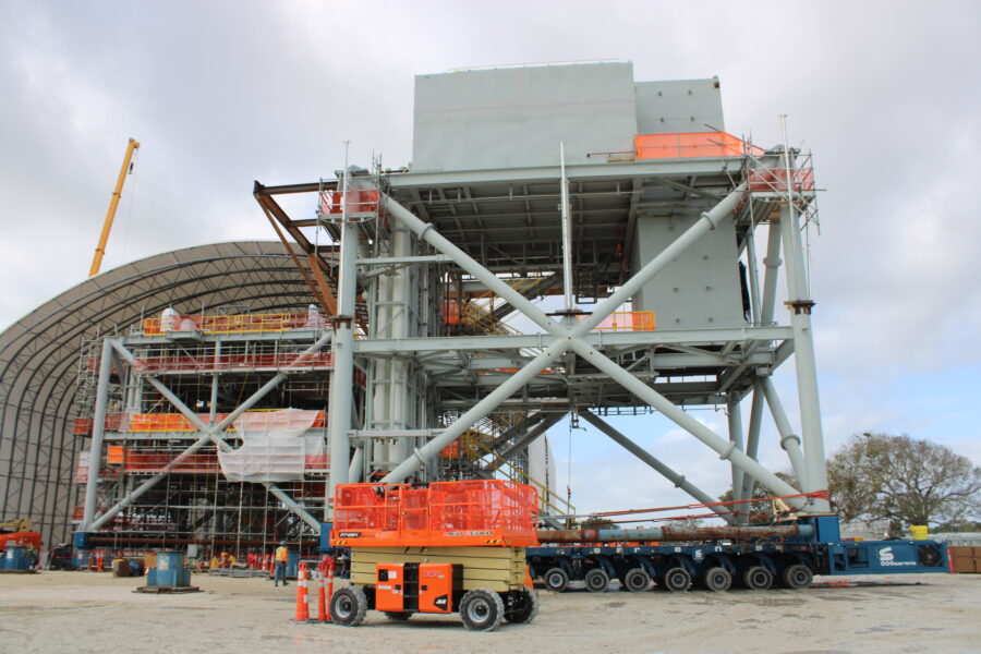 Bechtel Lifts Next Section of New Launch Tower into Place at Kennedy ...